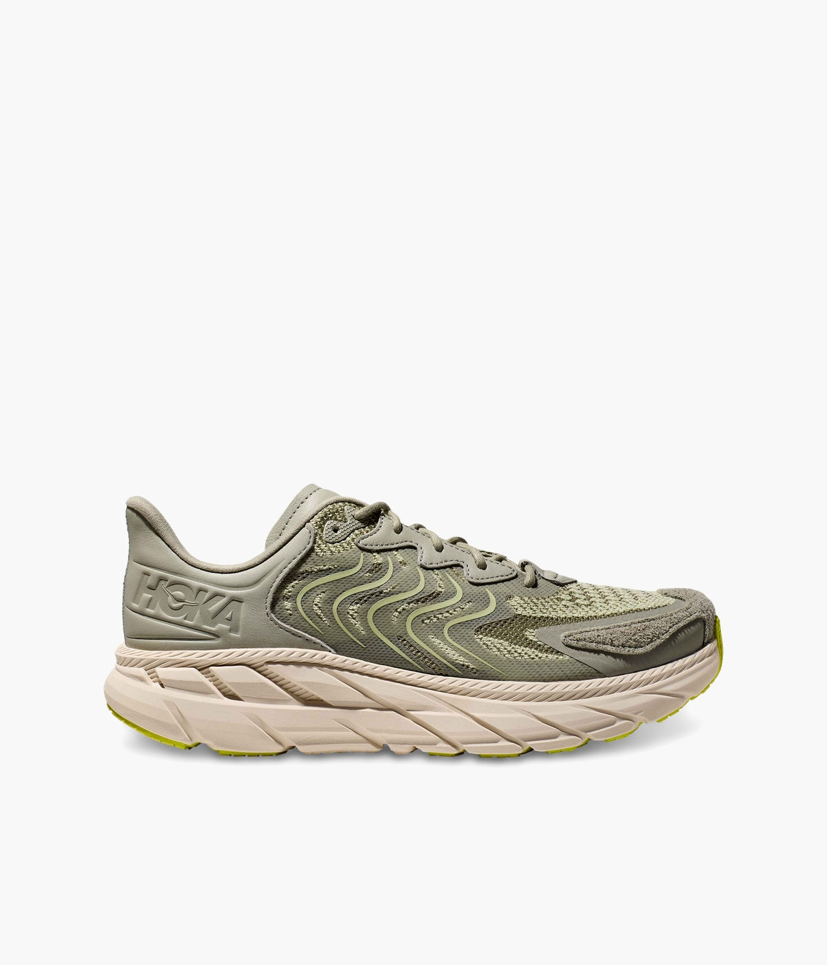 HOKA Clifton LS | Creel Jacquard Upper & EVA Foam Cushioning | NEON Canada
